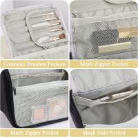 China Portable Waterproof Toiletry Bag 8.6x5x6.7in Lightweight Travel Makeup Organizer for Women for sale