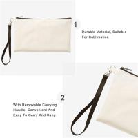 China Canvas Stationery Pen Bag Reusable Students Stationery Storage for sale