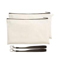 China Canvas Stationery Pen Bag Reusable Students Stationery Storage for sale