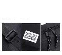 China Custom Logo Oxford Cloth Crossbody Sling Bag Unisex 30x20x8cm Waterproof Shoulder Bag for sale
