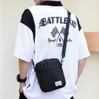 China Custom Logo Oxford Cloth Crossbody Sling Bag Unisex 30x20x8cm Waterproof Shoulder Bag for sale