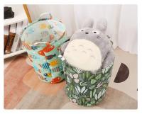 China Cotton Kids Toy Storage Box Laundry Basket with Handles 50L Foldable Hamper for sale