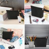 China Waterproof Nylon Makeup Bag 11.42x3.74x7.09 Inch Travel Toiletry Organizer with Nylon Zipper for sale