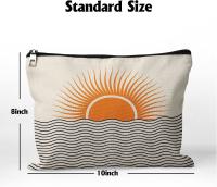 China Waterproof Polyester Toiletry Bag 10x8 Inch Lightweight Travel Cosmetic Organizer for Men Women for sale