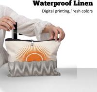 China Waterproof Polyester Toiletry Bag 10x8 Inch Lightweight Travel Cosmetic Organizer for Men Women for sale
