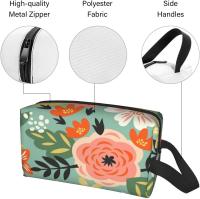 China Multifunctional Waterproof Cosmetic Bags Toiletry Bag Digital Printed for sale