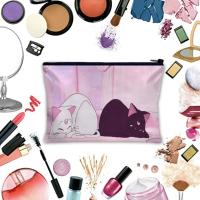 China Shockproof Cotton Makeup Bag Organizer 6.7x9.05 Inch Travel Toiletry Pouch for sale