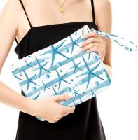 China Waterproof Large Capacity Travel Cosmetic Bag 11.8x8.7x2 Inches Zipper Pouch for Women for sale