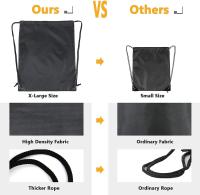 China Waterproof Drawstring Backpack Bag 22.4x18.1 Inches Shockproof Durable Polyester for sale