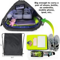 China Waterproof Drawstring Backpack Bag 22.4x18.1 Inches Shockproof Durable Polyester for sale