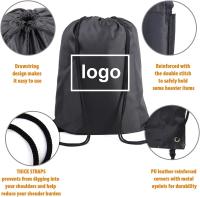 China Waterproof Drawstring Backpack Bag 22.4x18.1 Inches Shockproof Durable Polyester for sale