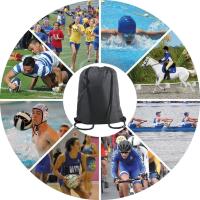 China Waterproof Drawstring Backpack Bag 22.4x18.1 Inches Shockproof Durable Polyester for sale