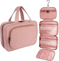 China Travel Cosmetic Bag Organizer 7.5x5.5x3.5 Inches Nylon Toiletry Case for sale