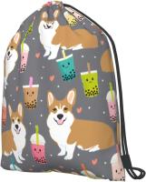 China XYZ 20L Waterproof Nylon Drawstring Backpack with Padded Shoulder Strap Black for sale