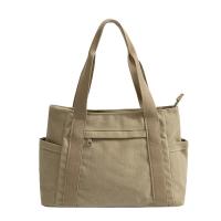 China Custom Eco Friendly Canvas Zipper Tote Bag 1 Compartment Wipe Clean 3000PCS MOQ for sale