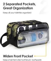 China Traveling See Through Clear Toiletry Bag With Handle For Men for sale