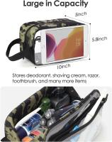 China Traveling See Through Clear Toiletry Bag With Handle For Men for sale
