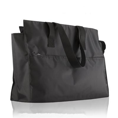China Eco Friendly Canvas Tote Bag with Zipper 0.1kg Lightweight Custom Logo for sale