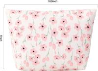 China Women Travel Shockproof Floral Cosmetic Bag Large Capacity 0.01kg Makeup Storage for sale