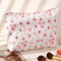 China Women Travel Shockproof Floral Cosmetic Bag Large Capacity 0.01kg Makeup Storage for sale