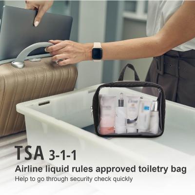 China Lager Capacity Waterproof Durable Soft Cosmetic Bag Toiletry Bag With Handle for sale