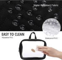 China Lager Capacity Waterproof Durable Soft Cosmetic Bag Toiletry Bag With Handle for sale