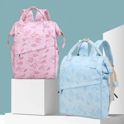 China Zipper Closure Daily Use Mother Bag Backpack Customized for sale