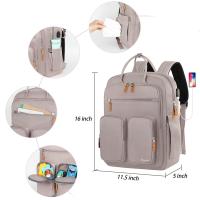 China Waterproof Mommy Diaper Bag Folding Design Custom Size with USB Port for Baby Care for sale