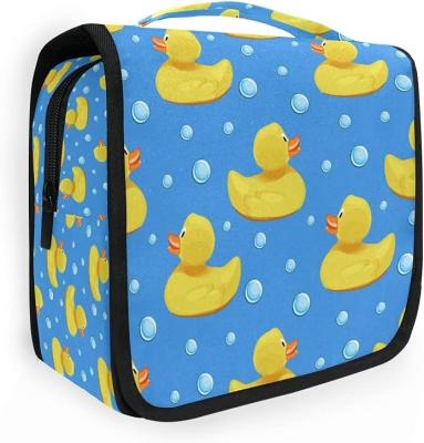 China PVC Waterproof Hanging Toiletry Bag Large Capacity 23x10x47cm Travel Makeup Organizer for sale
