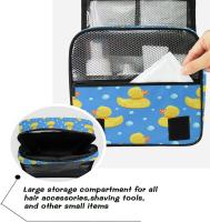 China PVC Waterproof Hanging Toiletry Bag Large Capacity 23x10x47cm Travel Makeup Organizer for sale