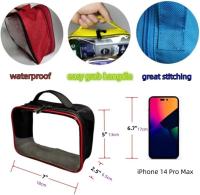 China Quart Size Toiletry Bag Transparent Liquids Shockproof Storage Pouch for Airport for sale