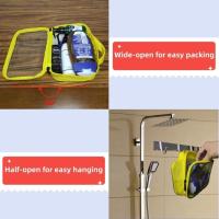 China Quart Size Toiletry Bag Transparent Liquids Shockproof Storage Pouch for Airport for sale