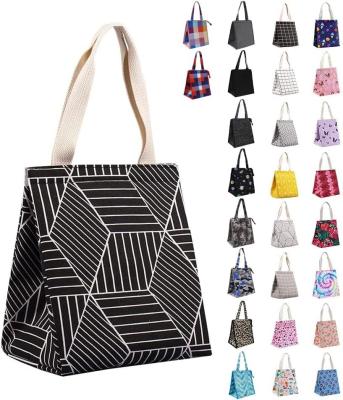 China Rhombus Insulated Lunch Bag 10.24x9.4x6.7 Inch Water Resistant Thermal Cooler for Adults Picnic for sale