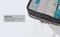 China Water Resistant Clear Toiletry Bag 9.4x7.5x3.9 Inches PVC Travel Toiletry Organizer for sale