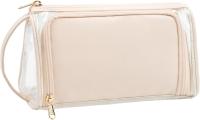 China Clear PVC Toiletry Bag Travel Makeup Pouch with Handle 0.01kg Custom Size for sale
