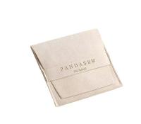 China Peach Velvet Jewelry Storage Bag Soft Exquisite Workmanship 20x15cm Coin Logo Custom for sale