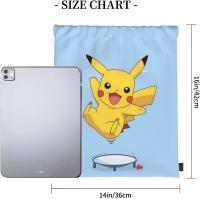 China Polyester Drawstring Backpack 14x16 Inches Lightweight Waterproof for Travel Sports for sale