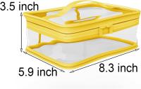 China Lightweight Shockproof PVC Cosmetic Bag With Handle for sale