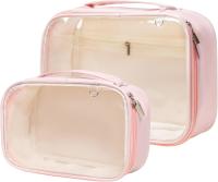 China Multi Functional Waterproof Toiletry Bag Makeup Organizer With Zipper Handle for sale