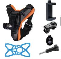 China Adjustable Chest Strap Harness for GoPro Hero Action Cameras 100cm Nylon for sale