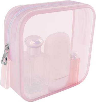 China Smooth Soft Silicone Makeup Bags Lightweight Waterproof for sale