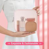 China Smooth Soft Silicone Makeup Bags Lightweight Waterproof for sale