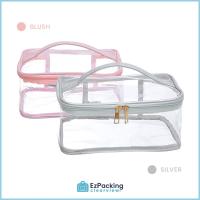 China Transparent PVC Toiletry Bag Large Capacity 20L Waterproof Durable Soft Lightweight for sale