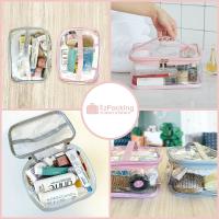 China Transparent PVC Toiletry Bag Large Capacity 20L Waterproof Durable Soft Lightweight for sale