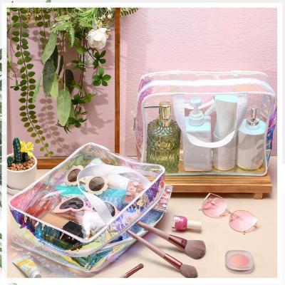 China Shockproof Protective Storage Toiletry Cosmetic Bag With Handle for sale