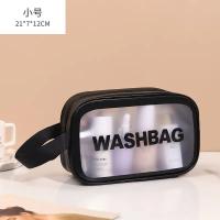China Lager Capacity Waterproof Cosmetic Bag Toiletry Bag With Handle for sale