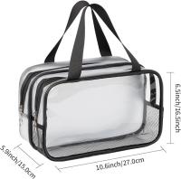 China Waterproof Lightweight Lager Capacity Soft Toiletry Bag With Handle for sale
