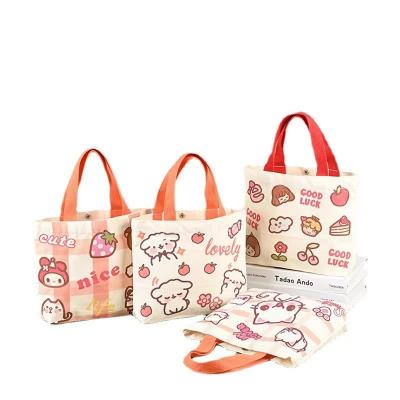 China Cotton Canvas Eco Shopping Bag Reusable Travel Tote with Custom Logo 40x35cm for sale