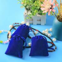 China Waterproof Velvet Drawstring Bags 7x9cm Jewelry Pouches for Wedding Gifts for sale