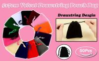 China Shockproof protective &Storgae Reusable durable soft lightweight velvet jewelry bag for sale